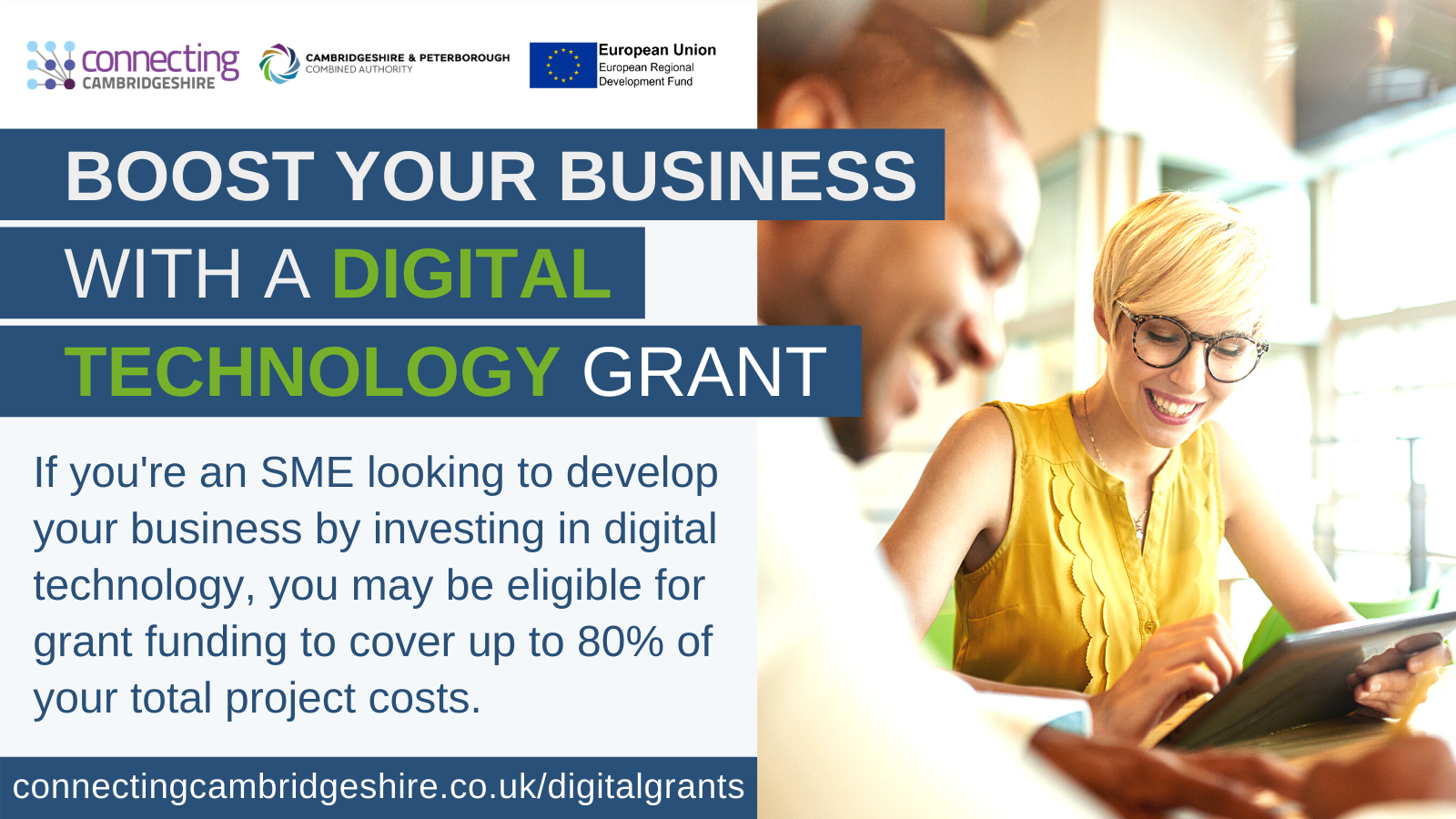 Digital Technology Grants for Business - Connecting Cambridgeshire